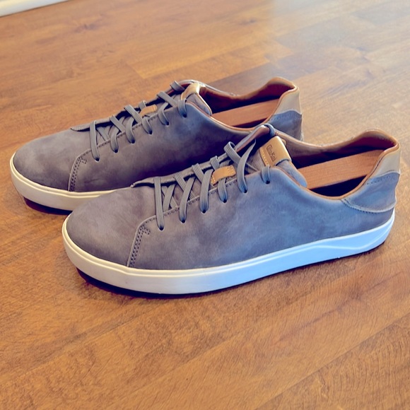 OluKai | Shoes | Mens Laeahi L Leather Sneakers Size Color Stone | Poshmark